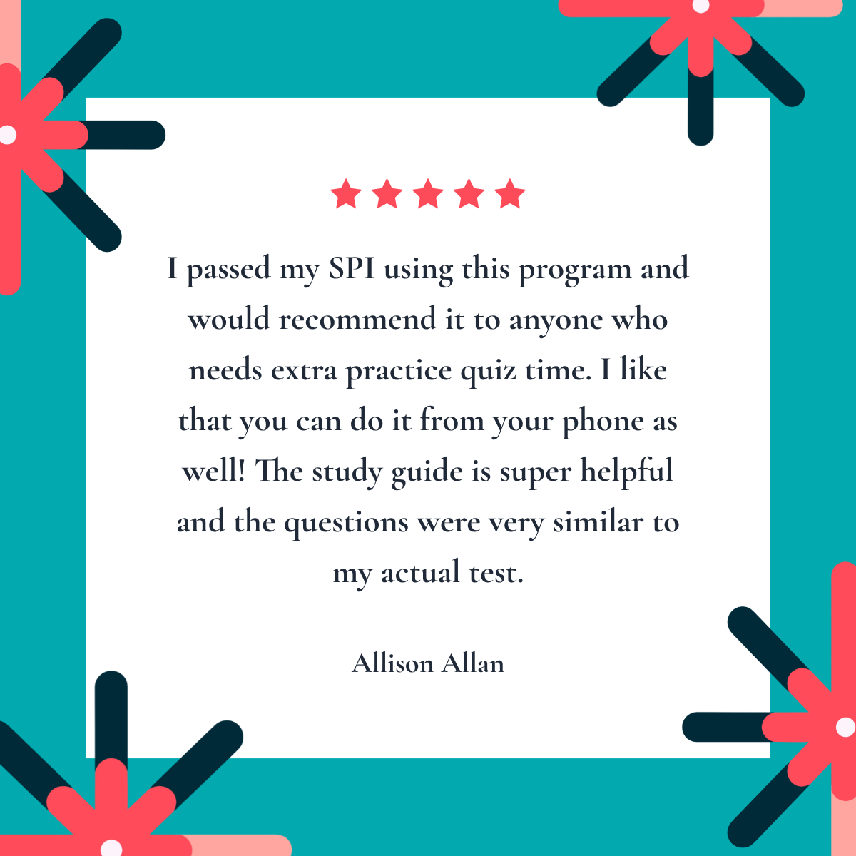 PASS YOUR 2026 SPI WRITTEN EXAM FIRST TIME